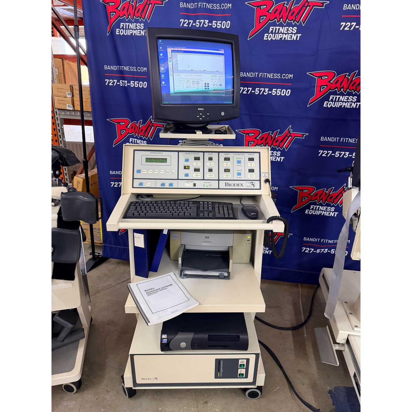 Used Biodex System 3 Medical and Rehabilitation Professional Dynamomet ...