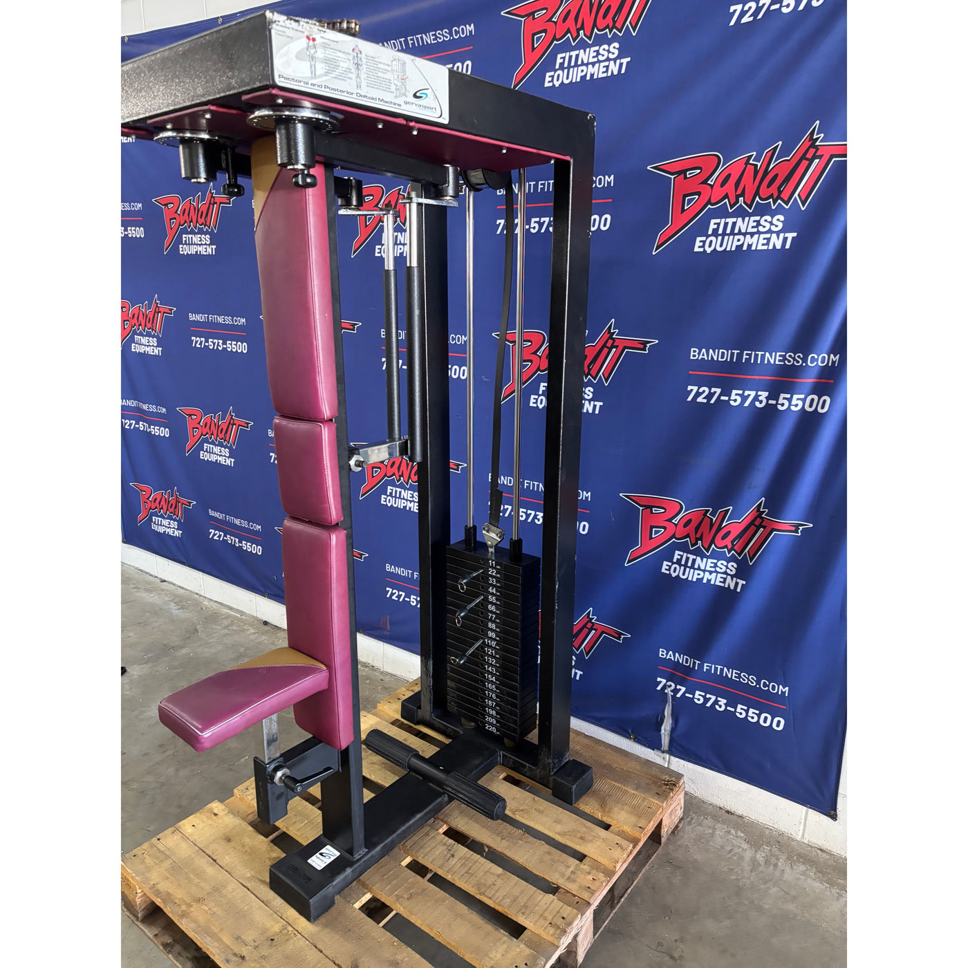 Used GervaSport Pec Fly Rear Delt — Bandit Fitness Equipment