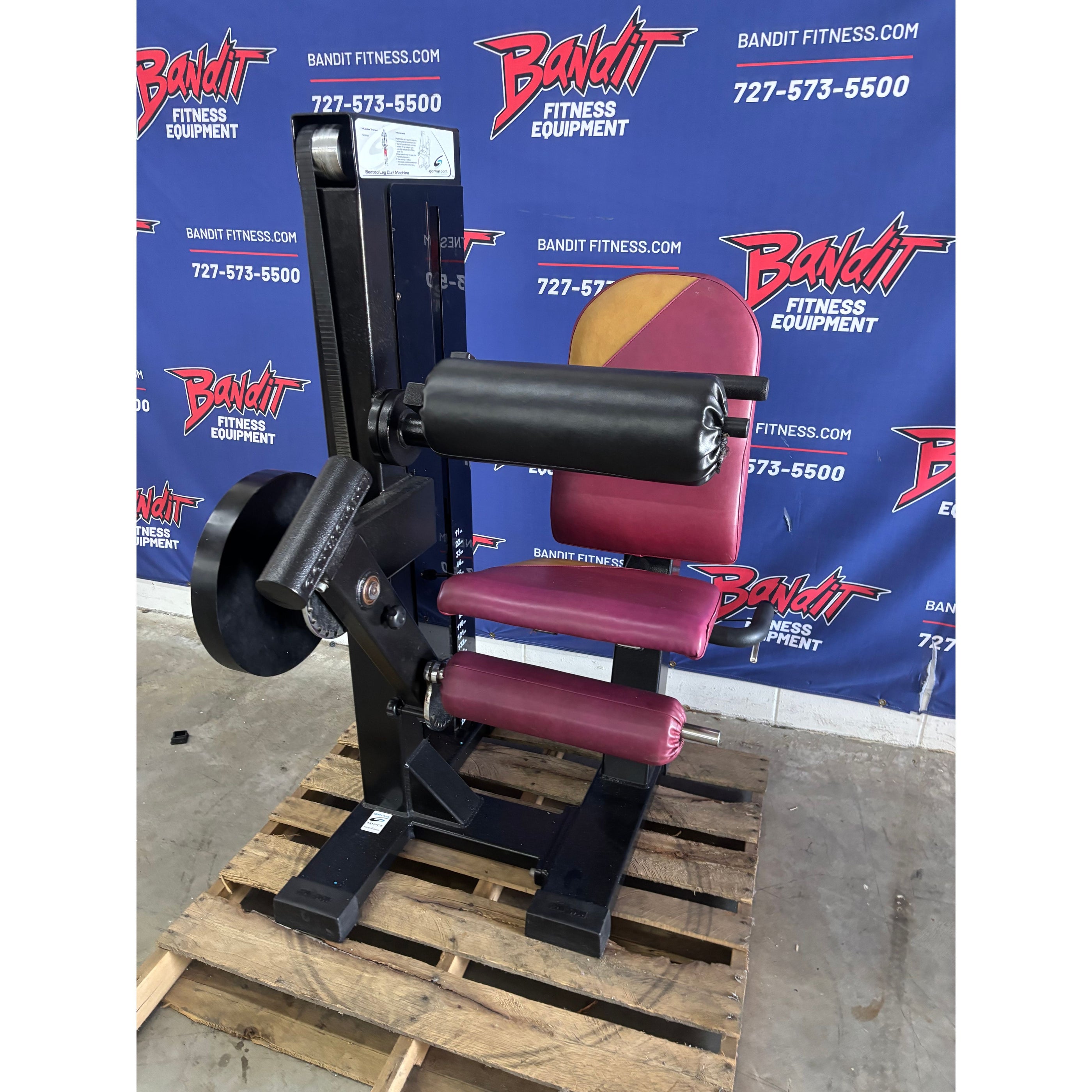 Used GervaSport Leg Curl — Bandit Fitness Equipment