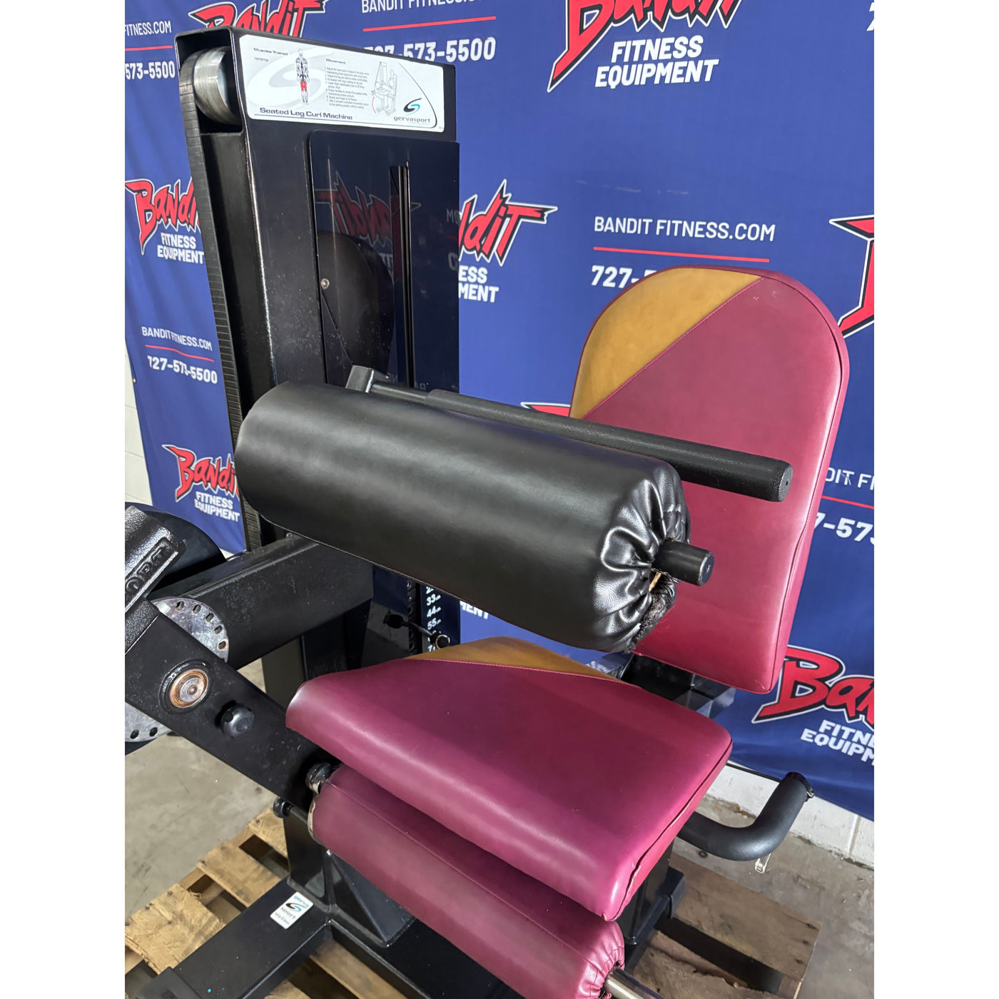 Used GervaSport Leg Curl — Bandit Fitness Equipment
